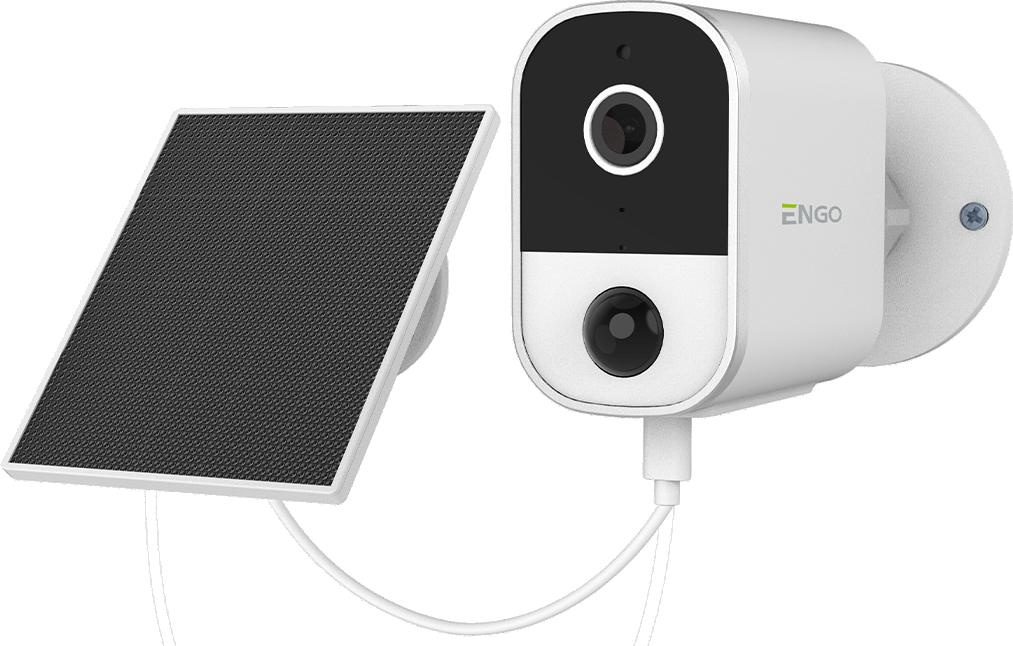 ENGO Controls ECAM-SOLAR- Smart Kamera Wi-Fi z baterią i panelem solarnym, 4MP | | Megaelektryka ...